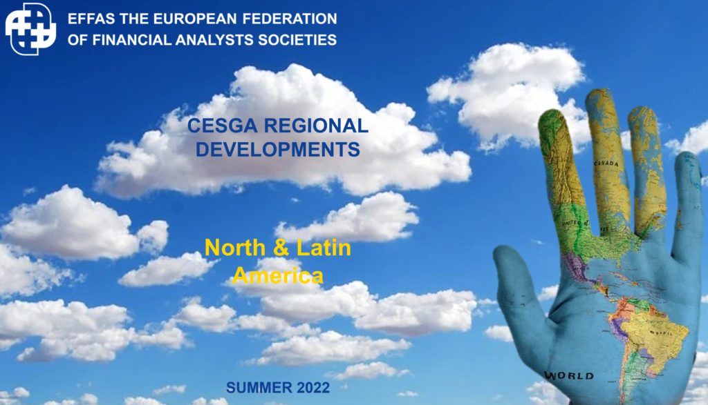 CESGA Regional Developments: North & Latin America - EFFAS
