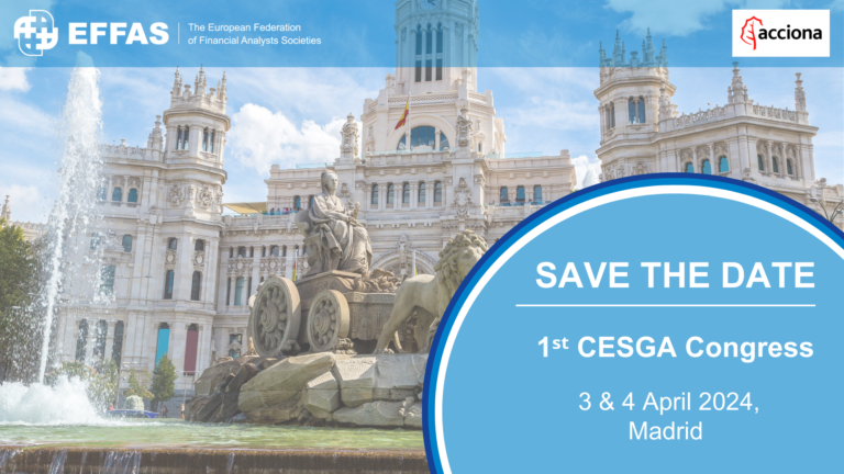 EFFAS CESGA Congress - Madrid - EFFAS